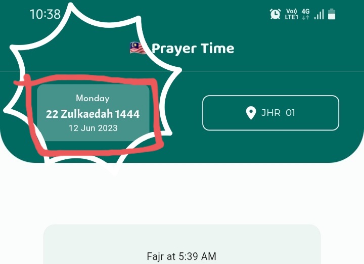 [Feedback] PAPARAN TARIKH HIJRAH BERBEZA DENGAN JADUAL · Issue #200 · mptwaktusolat/app_waktu ...